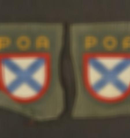 Insignes des volontaires POA. POA Volunteer insignia | Aiolfi G.b.r.