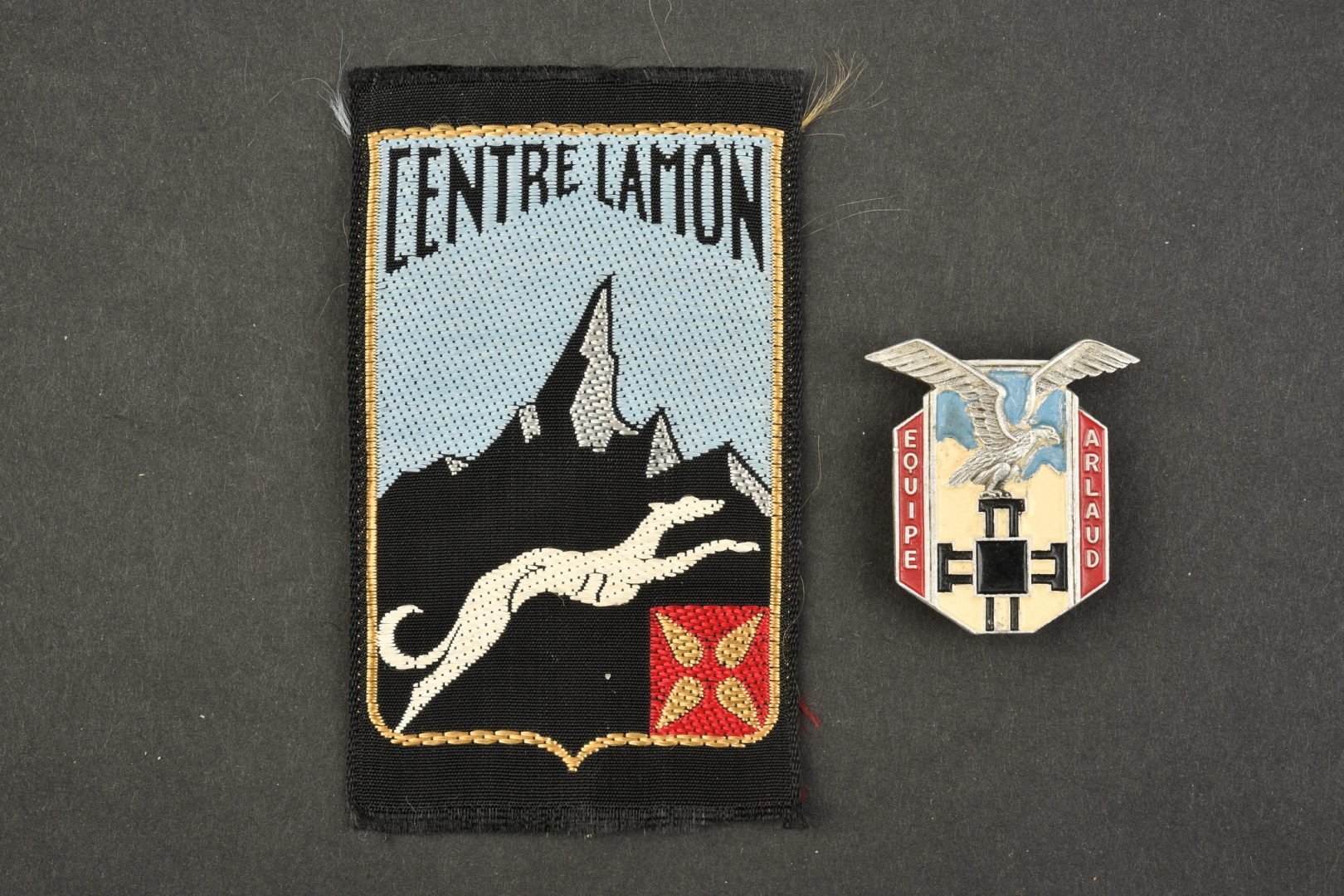 Ensemble d'insignes du Centre Lamon | Aiolfi G.b.r.