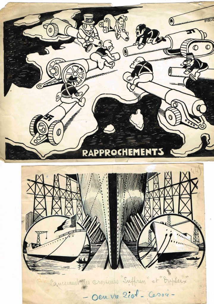 CARICATURE POLITIQUE – Louis FRICK (1898-1984) | Aiolfi G.b.r.