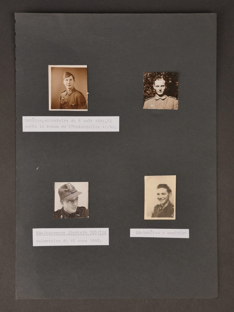 Ensemble de 4 photos originales d’identité dont une nominative de la ...