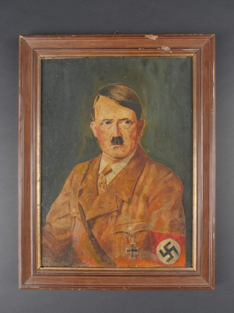 Portrait du Chancelier allemand. Portrait of the German Chancellor ...