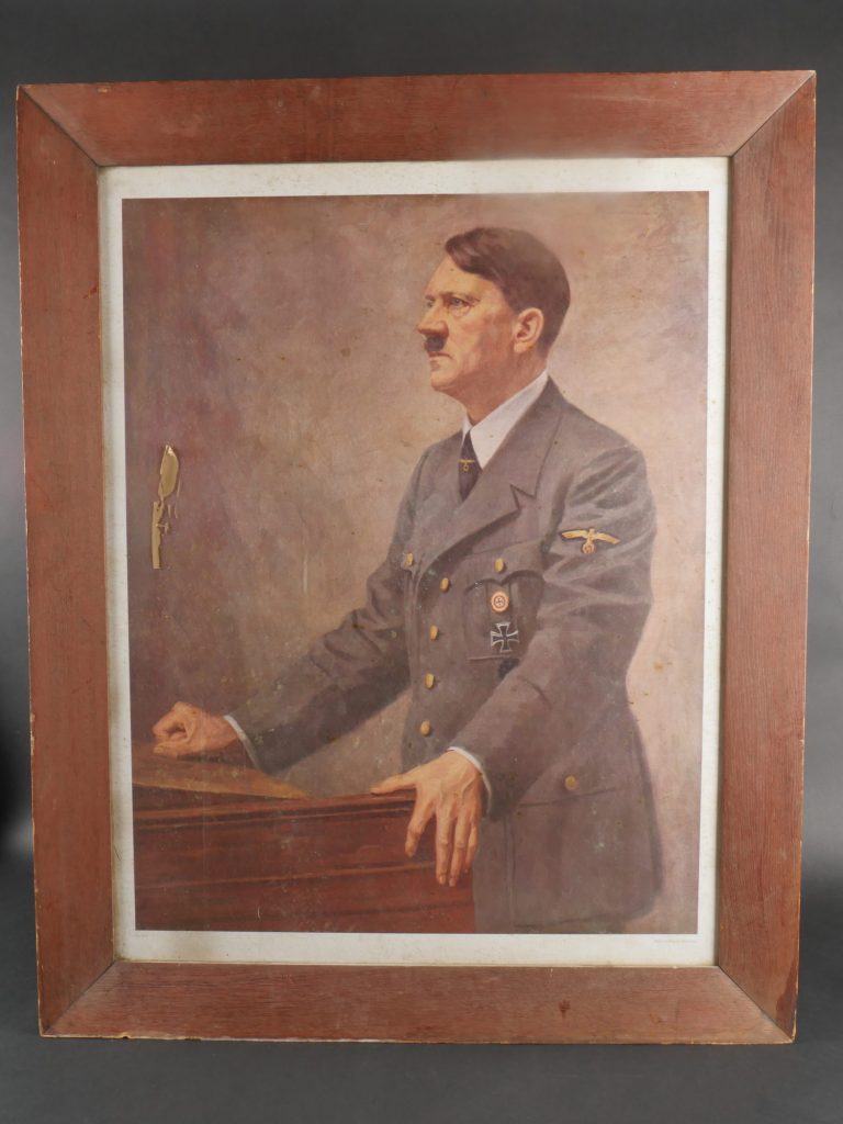 Portrait du Chancelier allemand. Portrait of the German Chancellor ...