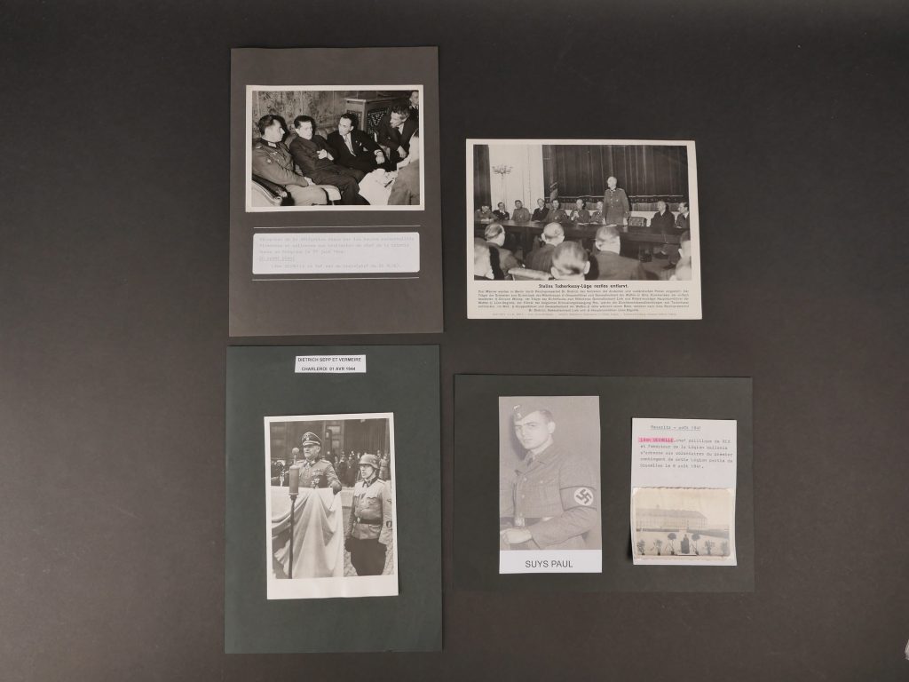 4 photos de la Légion Wallonie et de la SS Wallonie. 4 pictures of the ...