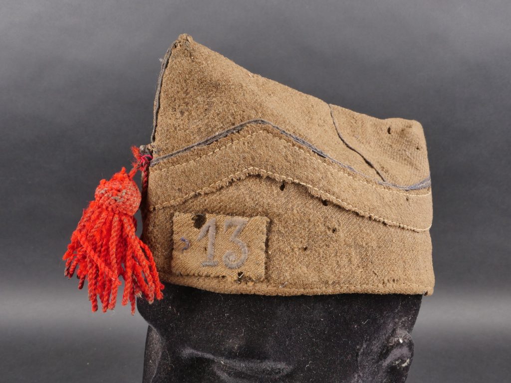 Calot de l'armée belge. Belgian army side cap | Aiolfi G.b.r.