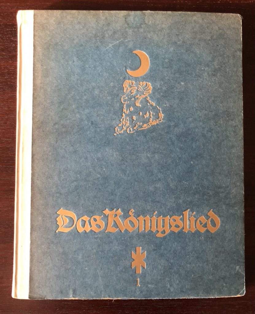 Des Konigslied book with bookplate of Adolf Hitler. Des Konigslied ...