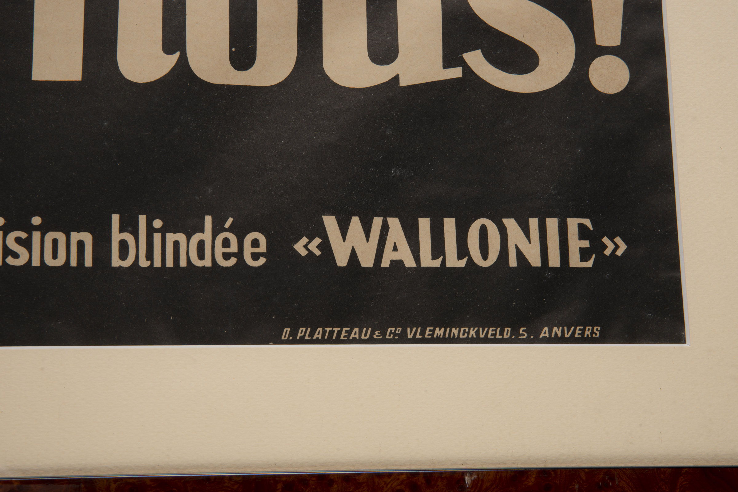 Affiche de recrutement de la Waffen SS Wallonie | Aiolfi G.b.r.