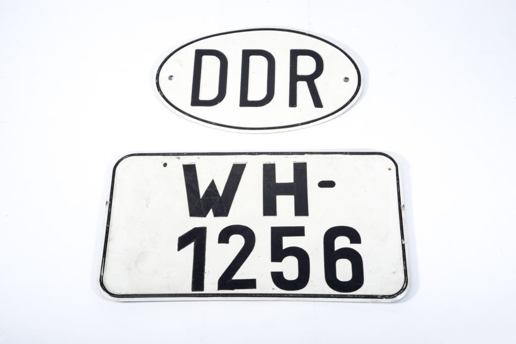 Plaques d’immatriculation de la DDR | Aiolfi G.b.r.