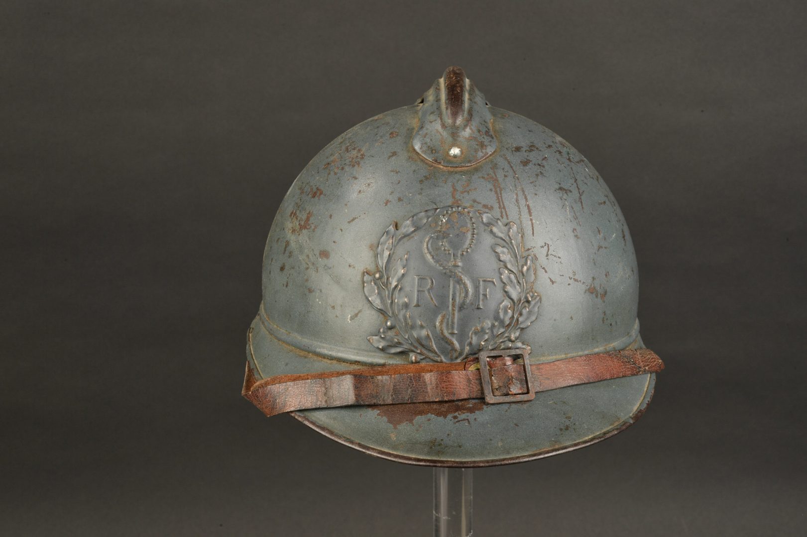Casque Adrian 1915 service de santé. | Aiolfi G.b.r.