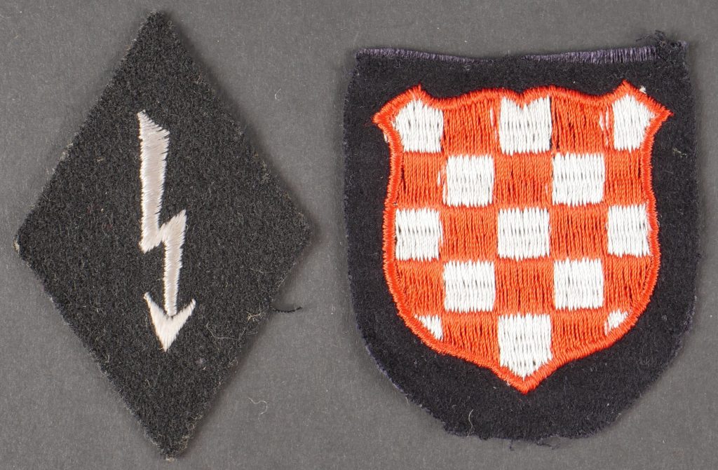 Insigne des volontaires croate. Croatian SS volunteer insignia ...