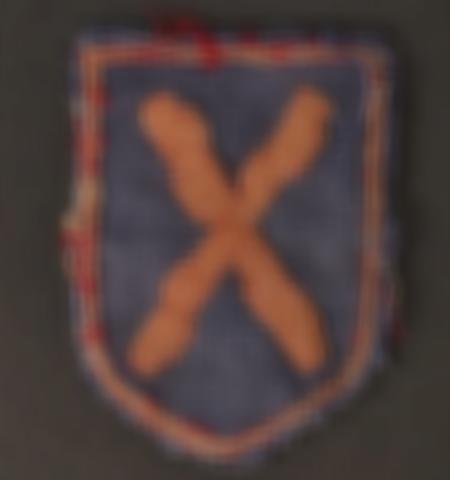 Badge tissu de volontaire rexiste. Badge fabric volunteer rexist ...