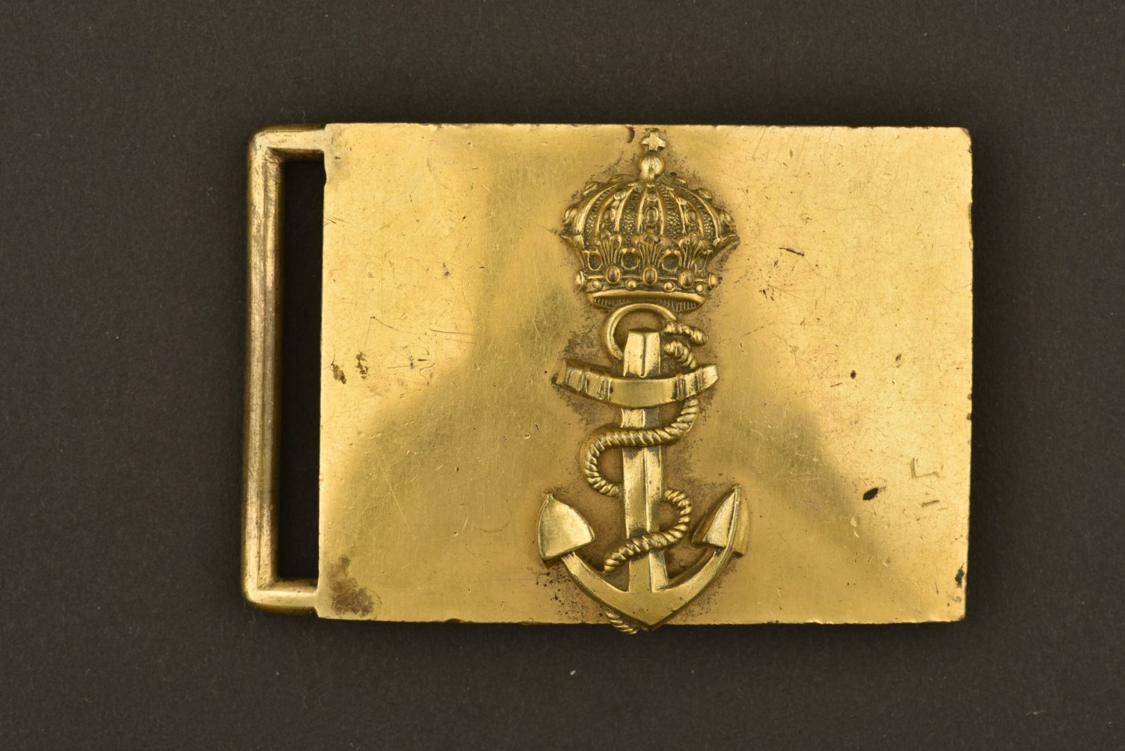 Plaque de ceinturon d'officier de la Marine Impériale 2nd Empire ...
