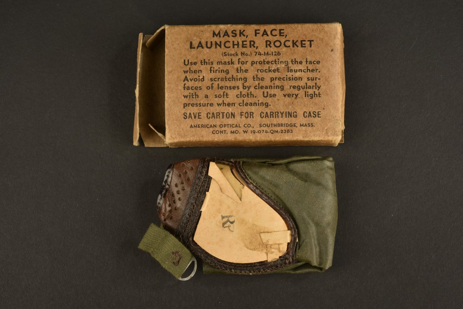 Masque pour tireur de bazooka US | Aiolfi G.b.r.