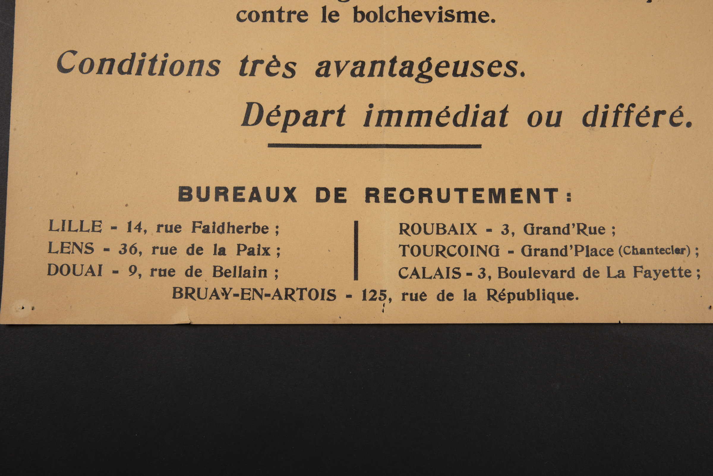 Affiche De Recrutement De La Waffen Ss Française Aiolfi G B R