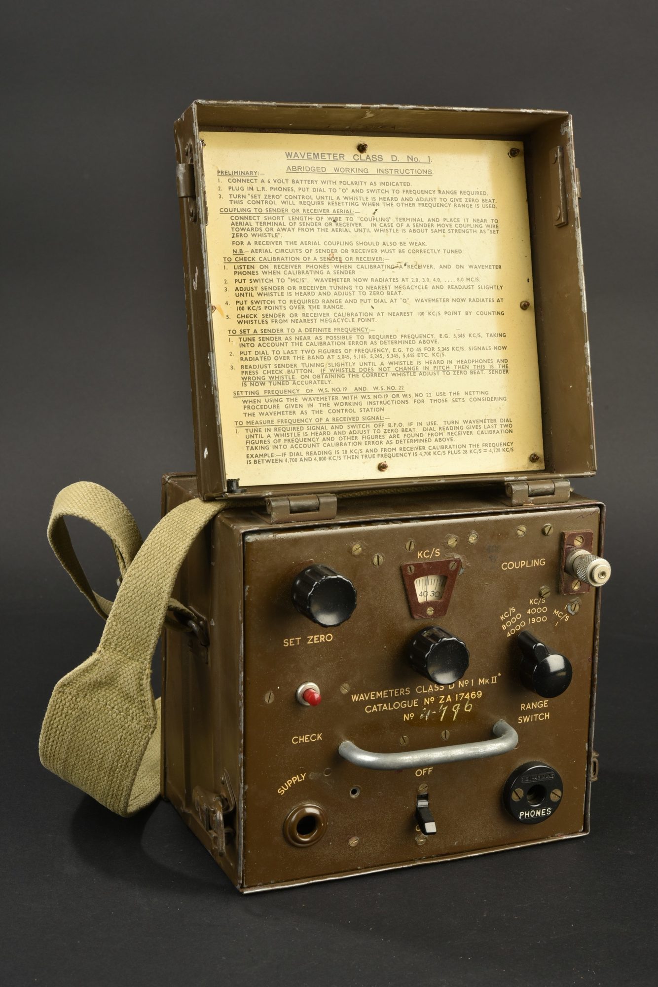 Instrument Wavemeter. | Aiolfi G.b.r.