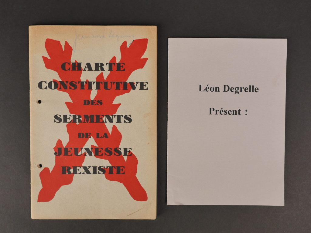 Chartre Constitutive des Serments de la Jeunesse Rexiste. Constitutive ...