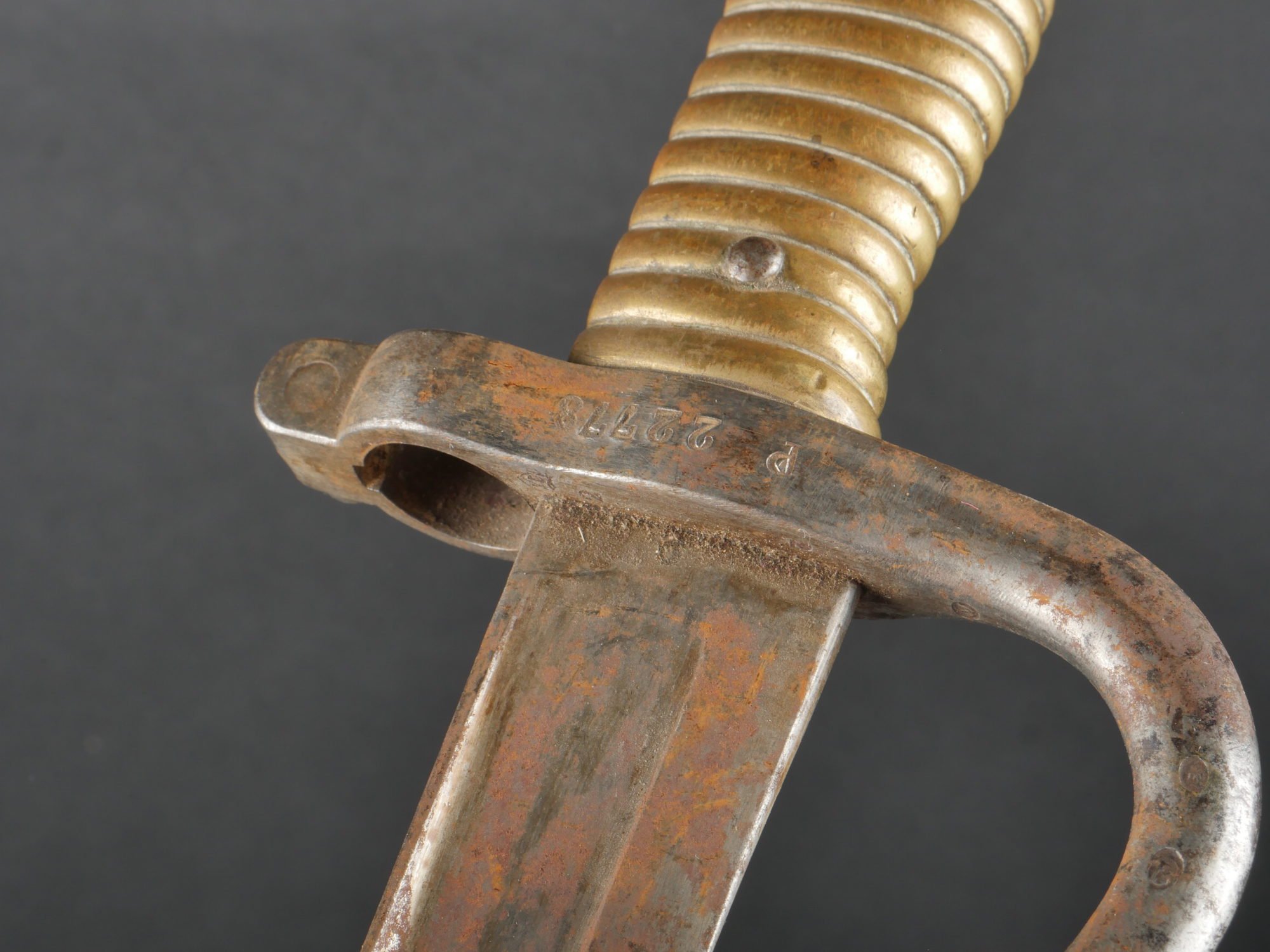 Baïonnette Chassepot 1866 et glaive modèle 1855 | Aiolfi G.b.r.