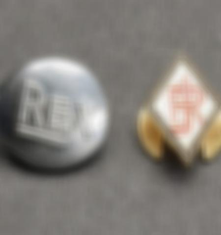 Insignes des jeunesses rexiste. Rexist Youth badges. | Aiolfi G.b.r.