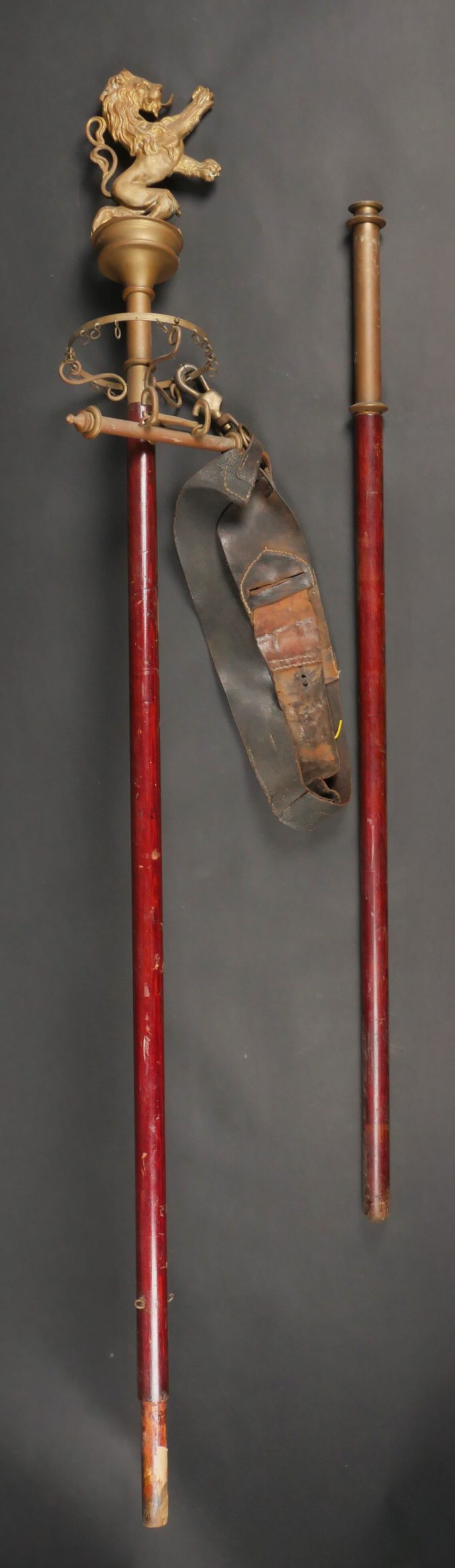 Belgique hampe de bannière et baudrier | Aiolfi G.b.r.