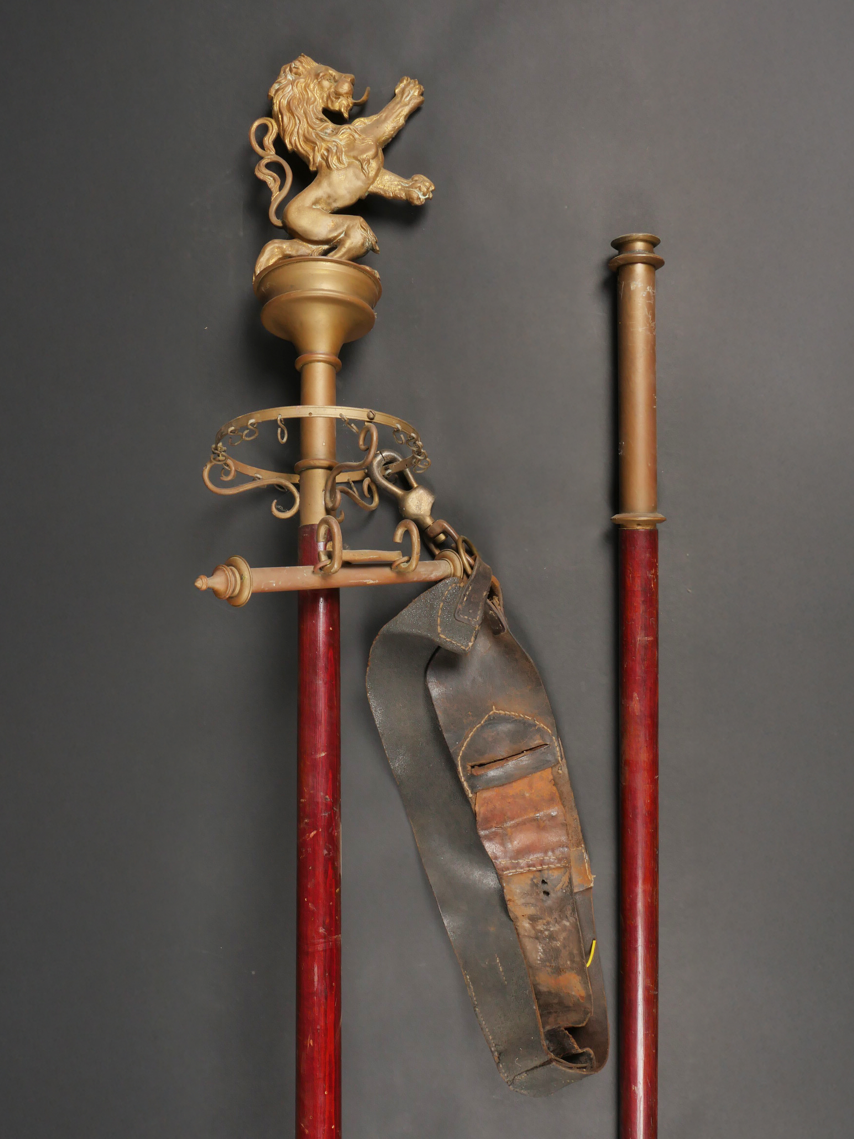 Belgique hampe de bannière et baudrier | Aiolfi G.b.r.