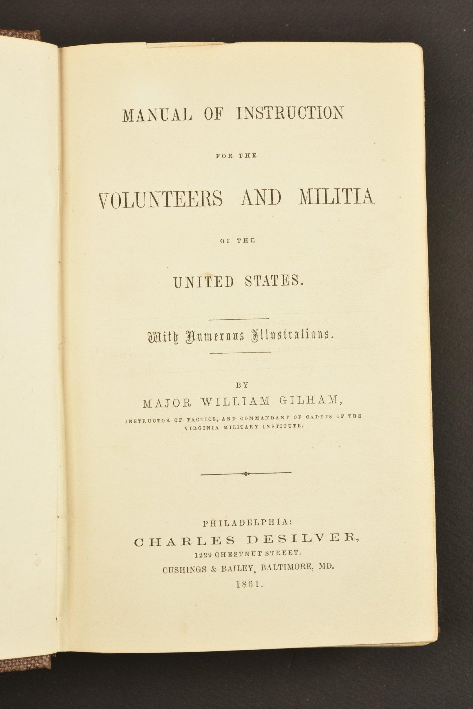 « Manuel de Gilham pour les volontaires et la milice » par le major ...