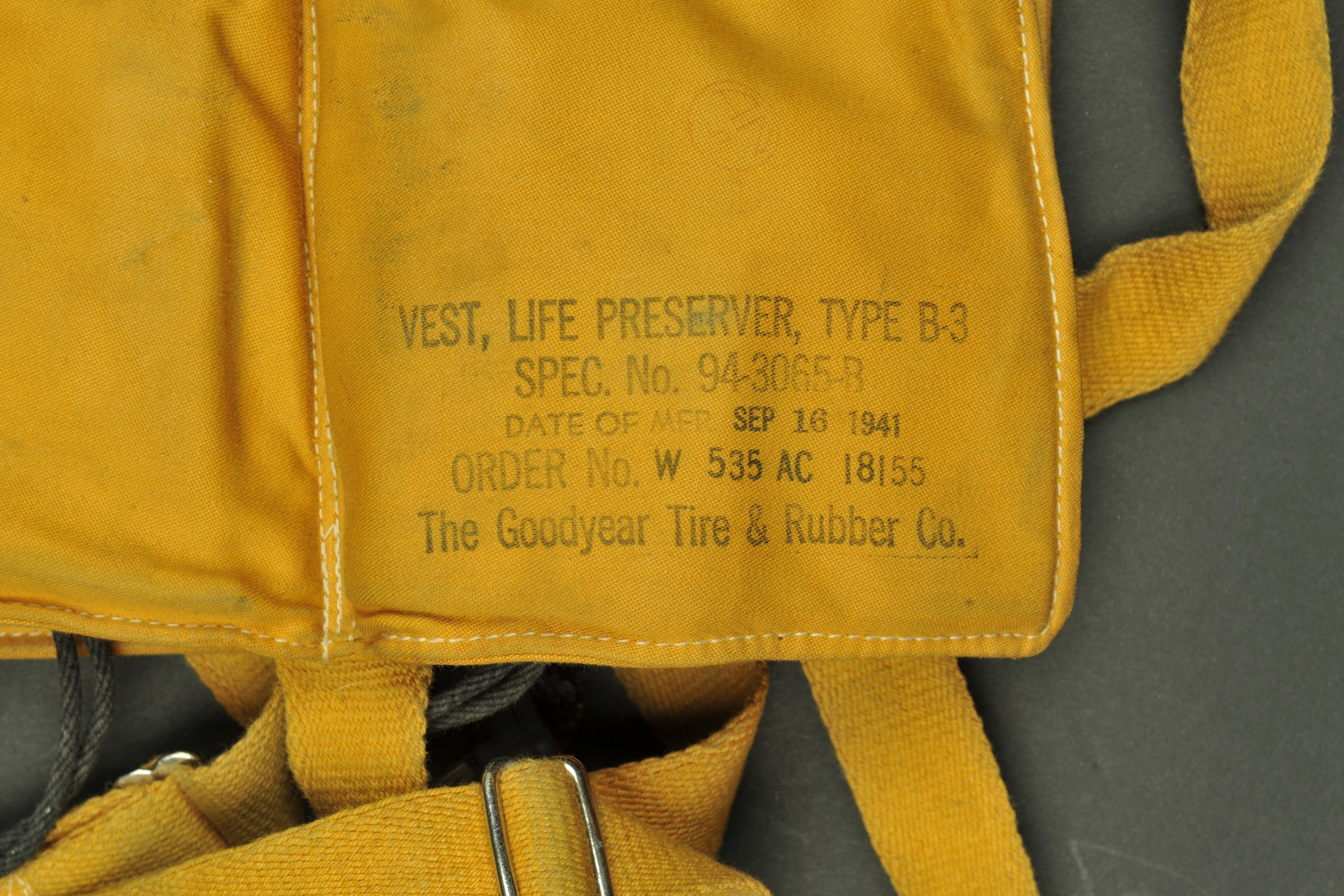 Life preserver B-3 nominative | Aiolfi G.b.r.