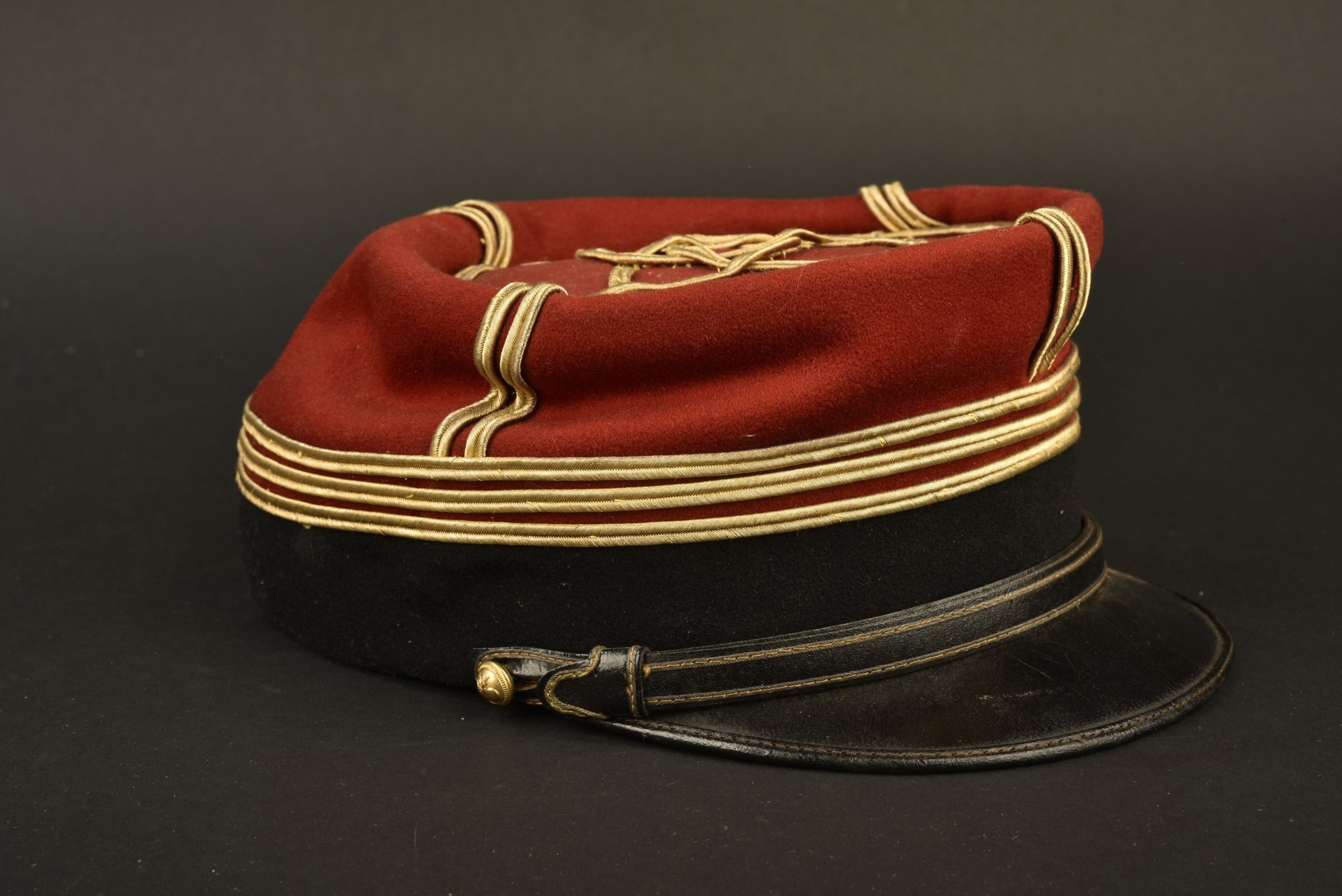 Képi 1872 de capitaine d'infanterie Etienne Crespel | Aiolfi G.b.r.