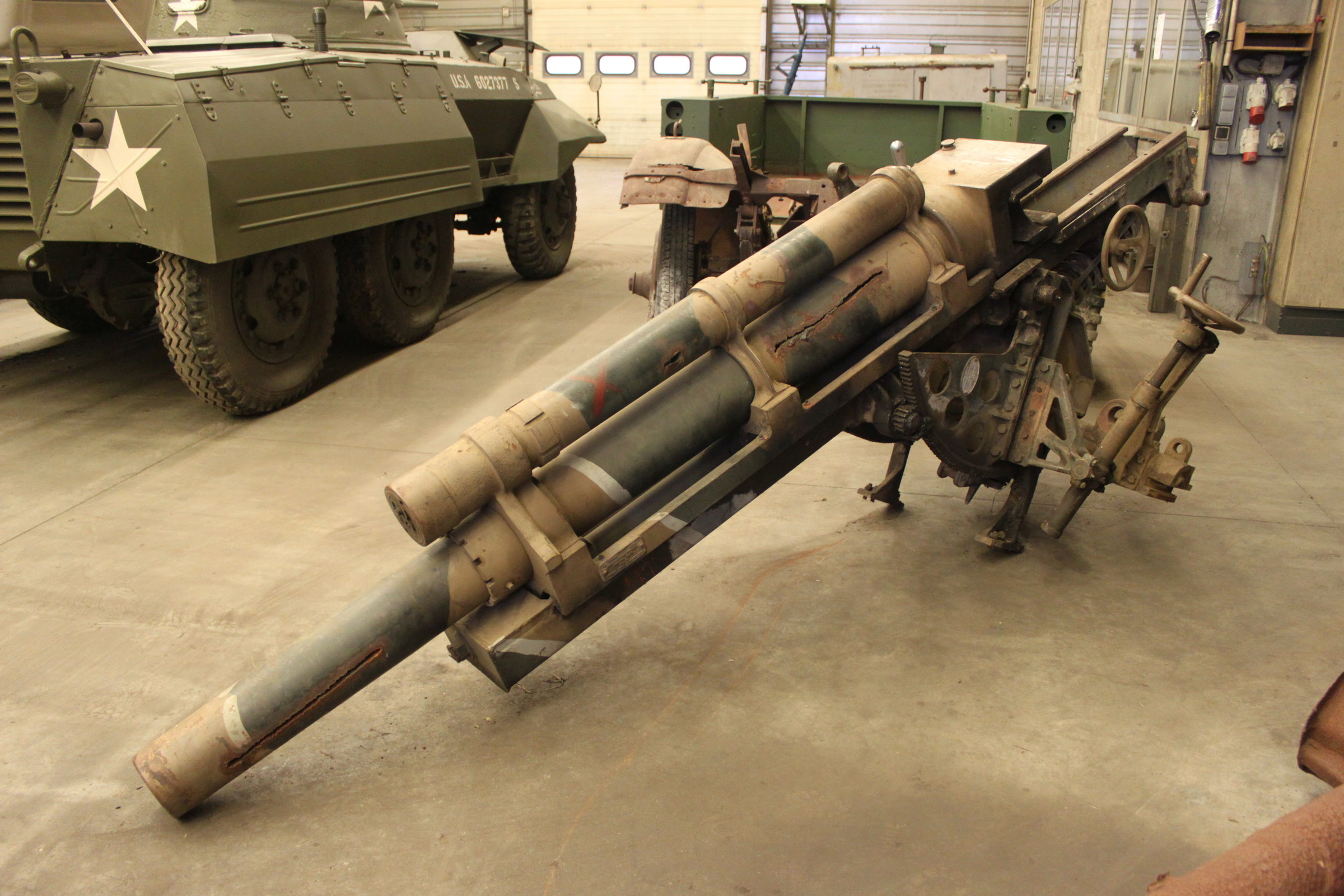 Obusier 105mm US M2 original pour char Priest M7 | Aiolfi G.b.r.