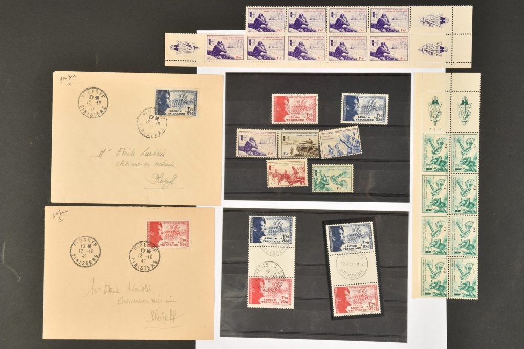 Ensemble de timbres LVF. | Aiolfi G.b.r.