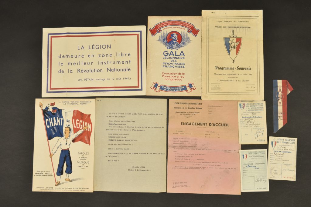 Un lot Légion française des combattants. A lot from the French Legion ...