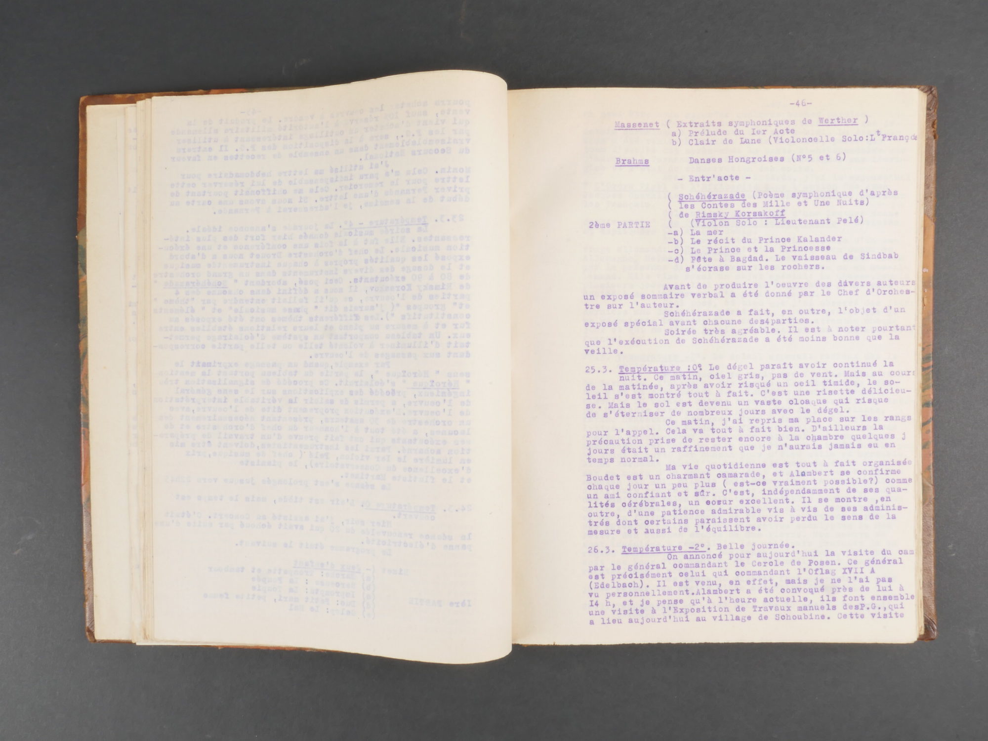 Carnet de captivité du Colonel Charles Potier | Aiolfi G.b.r.