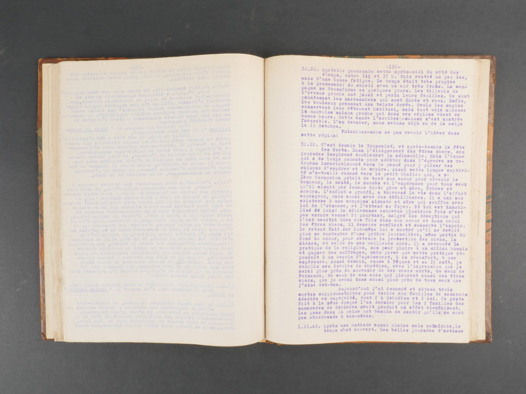 Carnet de captivité du Colonel Charles Potier | Aiolfi G.b.r.