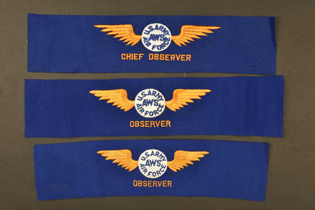 Ensemble de brassard de l'US Army Air Force AWS | Aiolfi G.b.r.