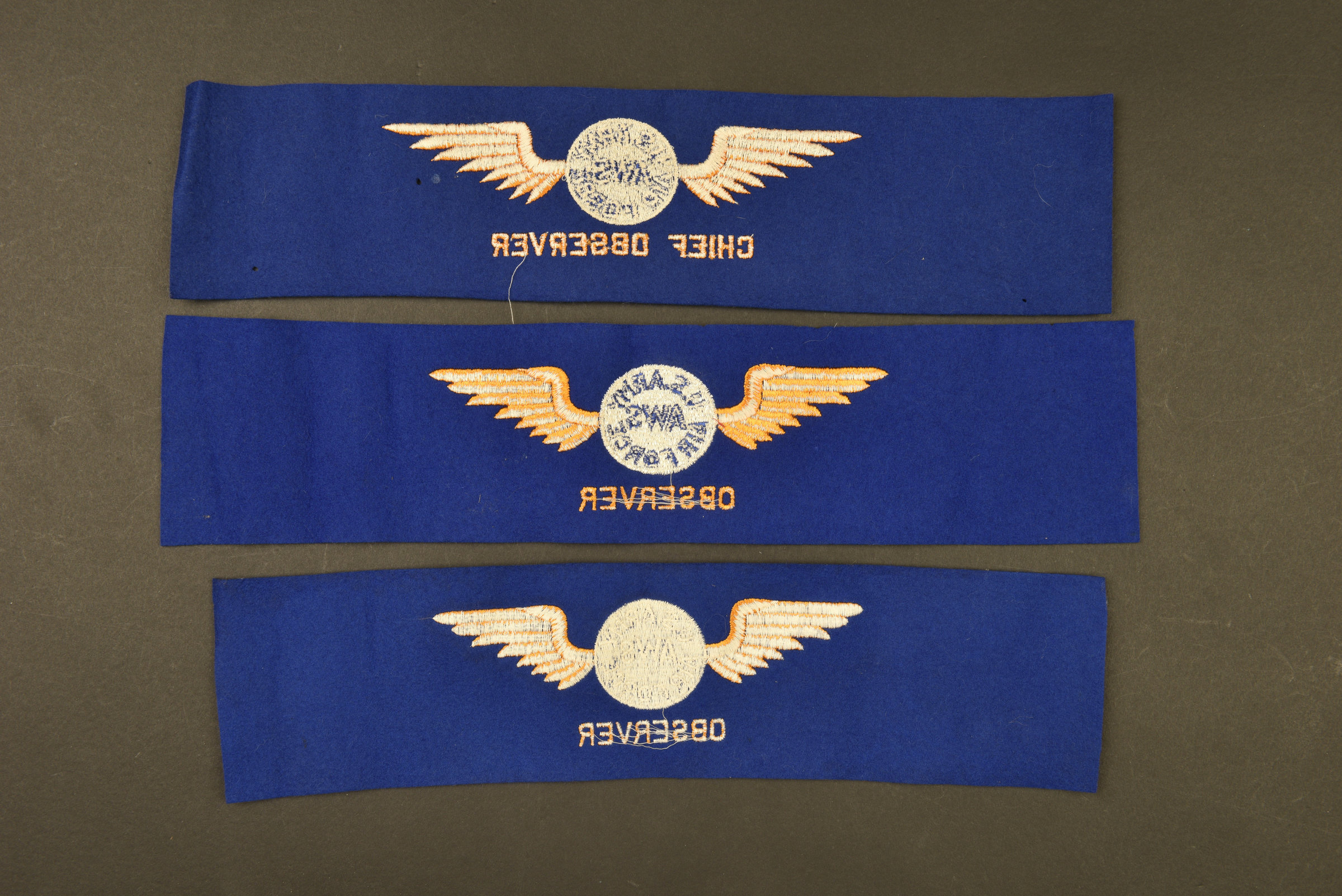 Ensemble de brassard de l'US Army Air Force AWS | Aiolfi G.b.r.