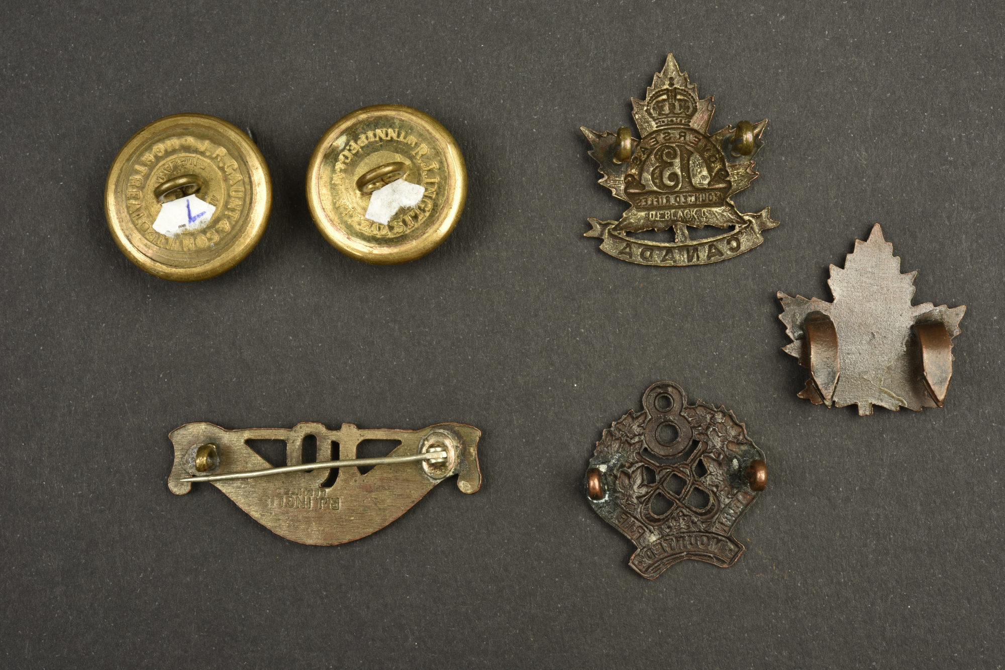 Lot d'insignes de cavalerie canadienne CEF ww1 | Aiolfi G.b.r.