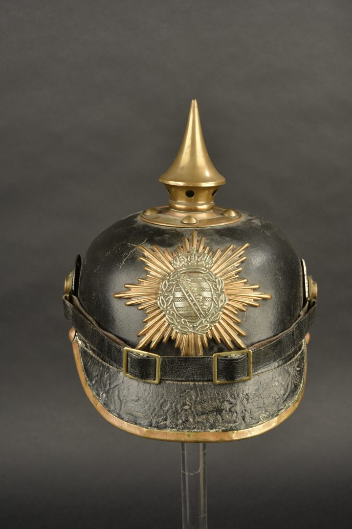 Casque à pointe M1895 du 177R Saxon | Aiolfi G.b.r.