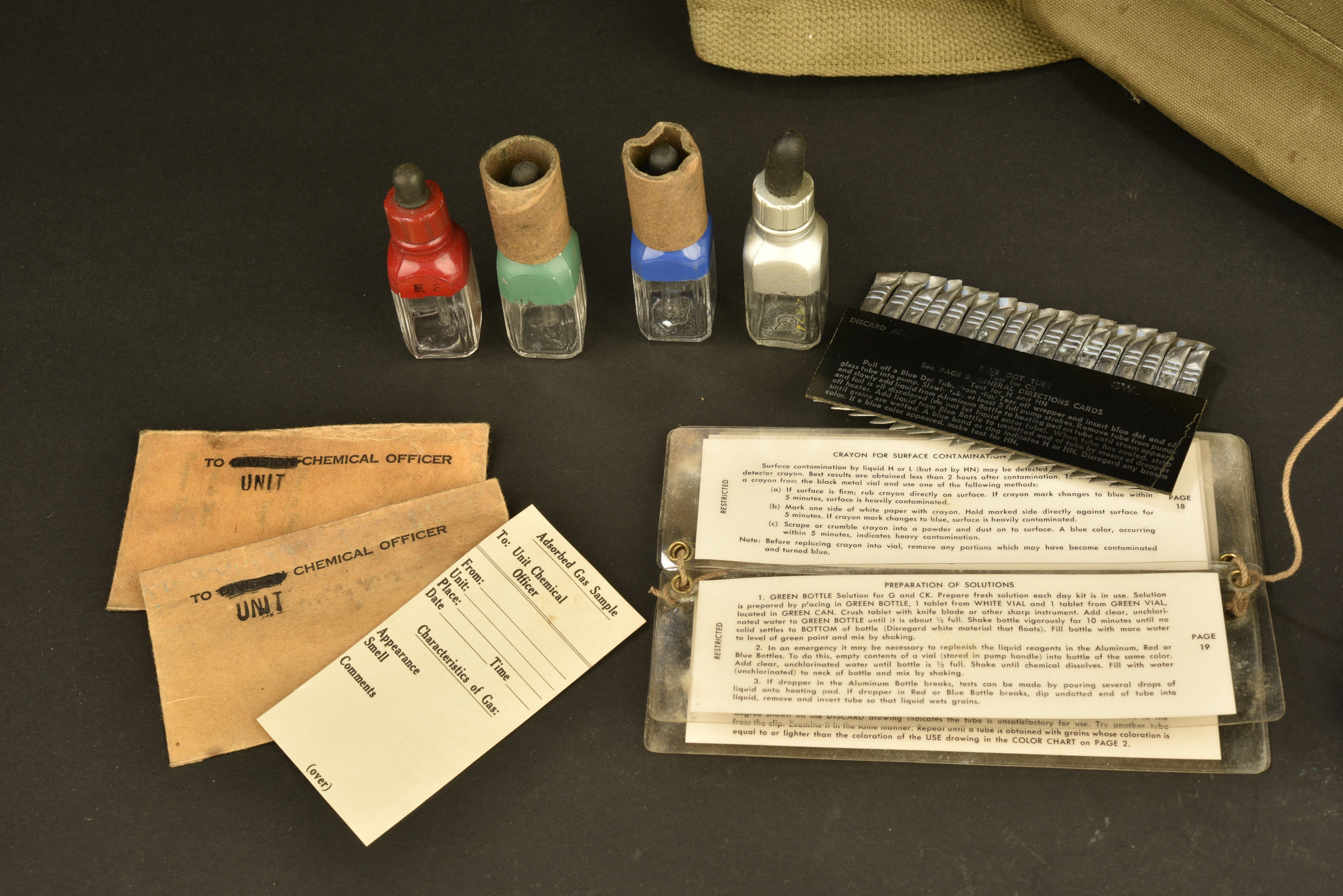 Chemical Agent Detector Kit M9 | Aiolfi G.b.r.