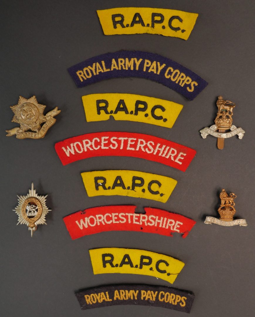 Insignes Royal Army Pay Corps et divers. | Aiolfi G.b.r.