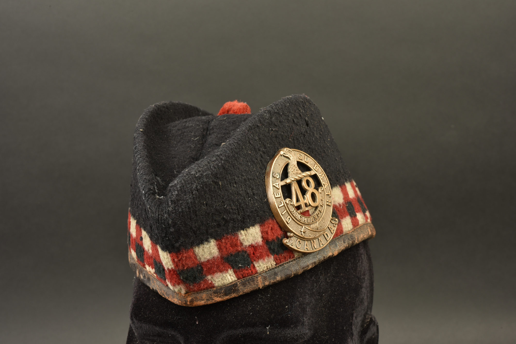 Bonnet Glengarry du 15th Battalion CEF – 48th Highlanders of Canada ...