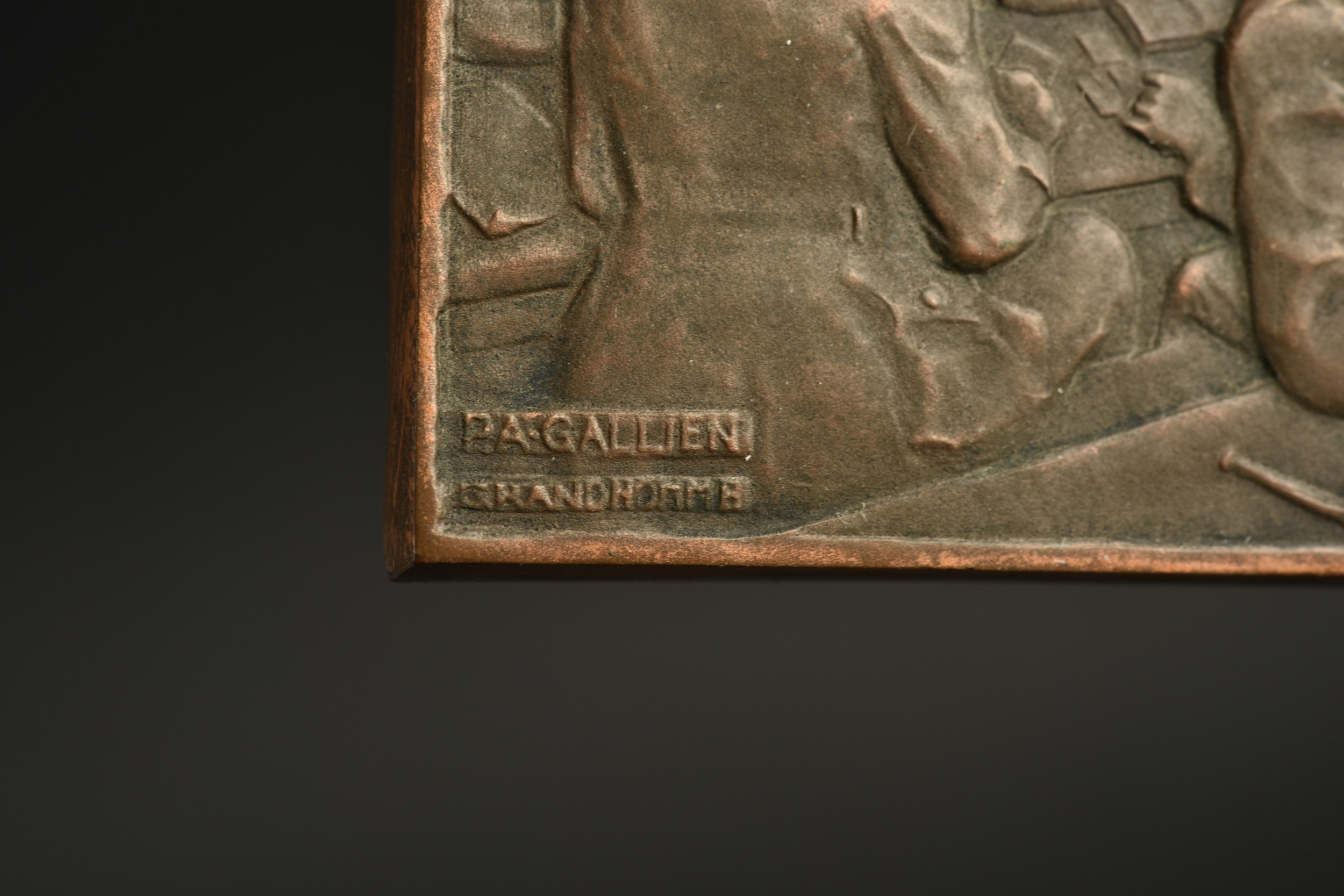 Ensemble de plaques "Oflag" par Gallien Pierre Antoine | Aiolfi G.b.r.