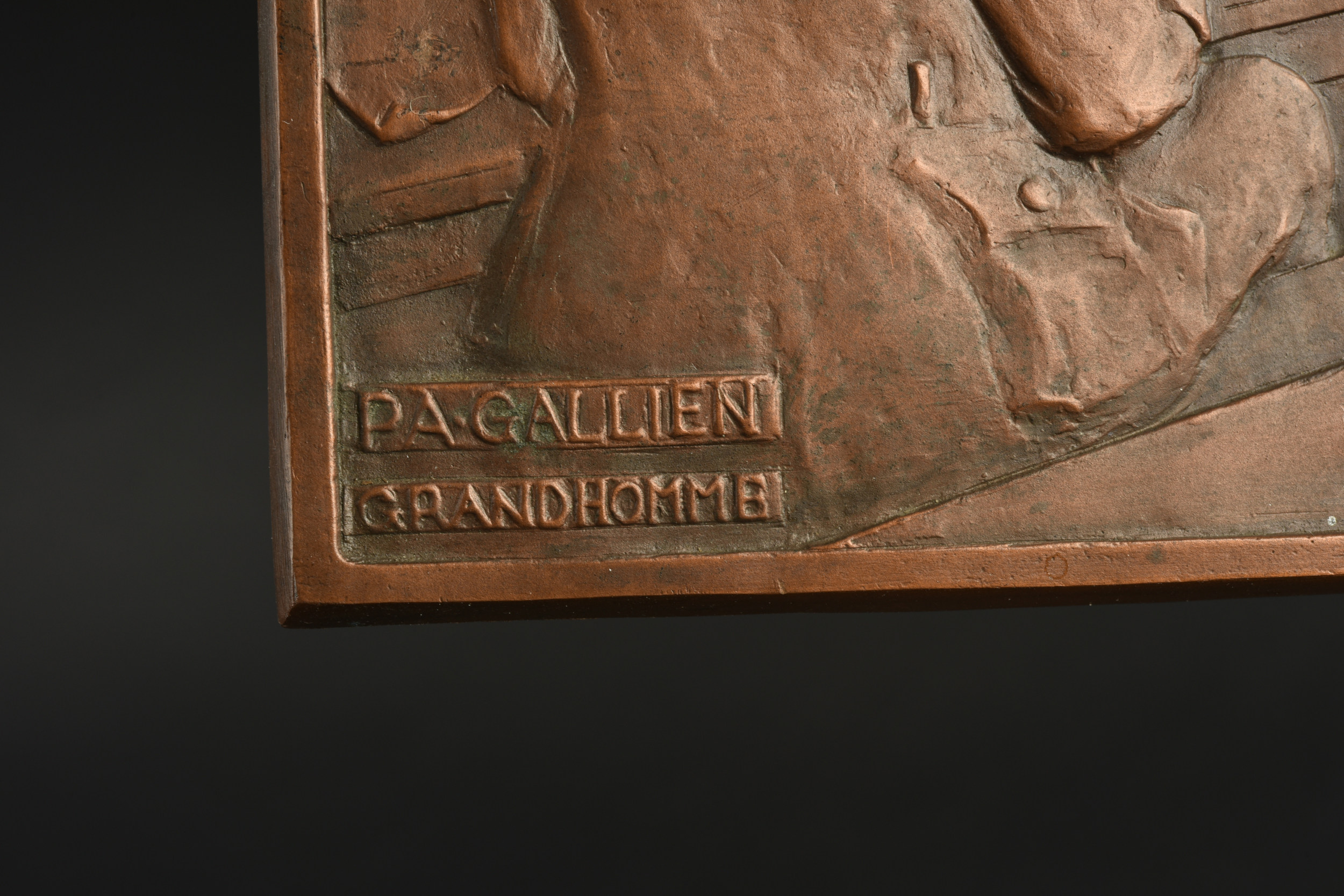 Ensemble de plaques "Oflag" par Gallien Pierre Antoine | Aiolfi G.b.r.