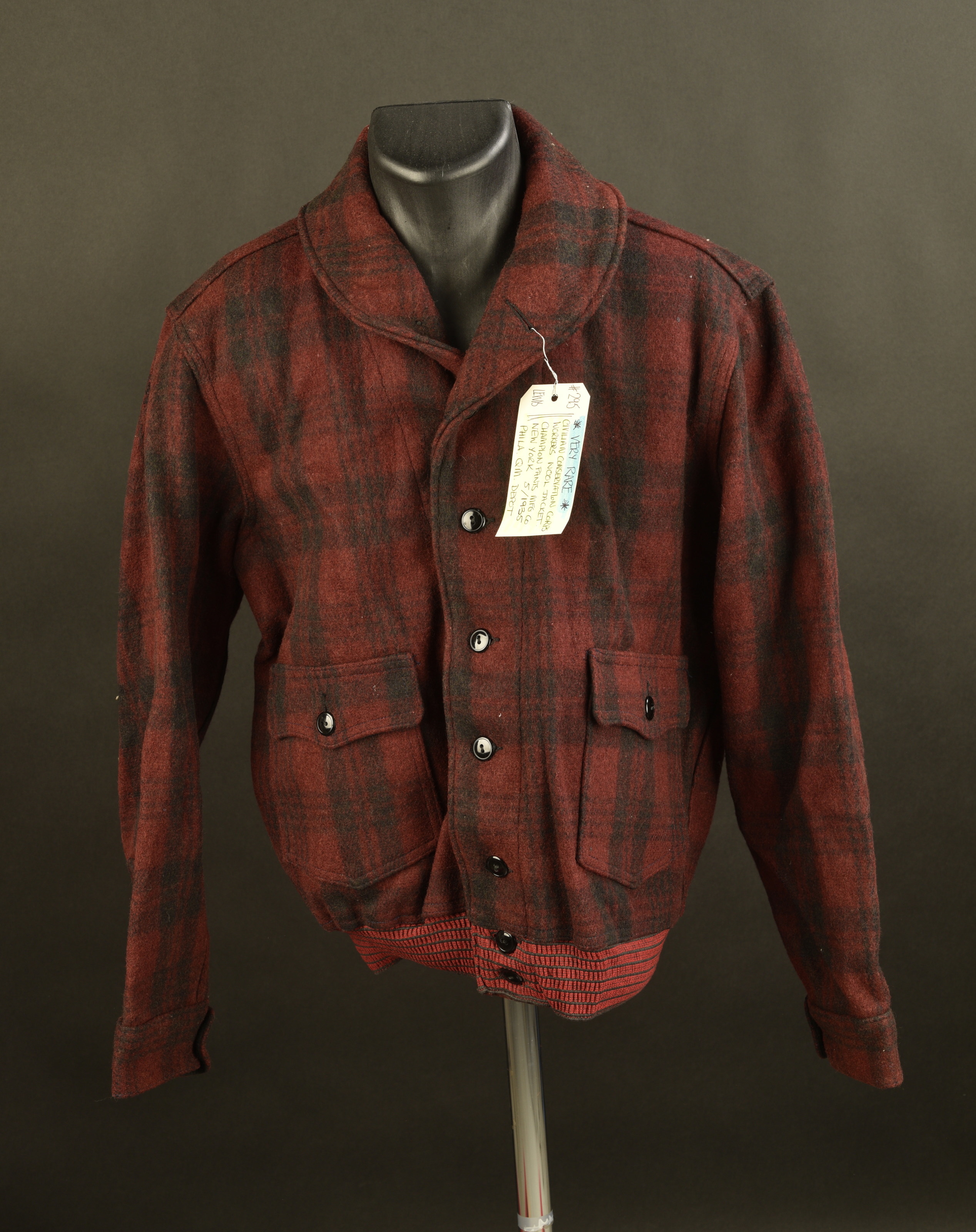 Très rare veste du Civilian Conservation Corps. Very Rare Civilian ...