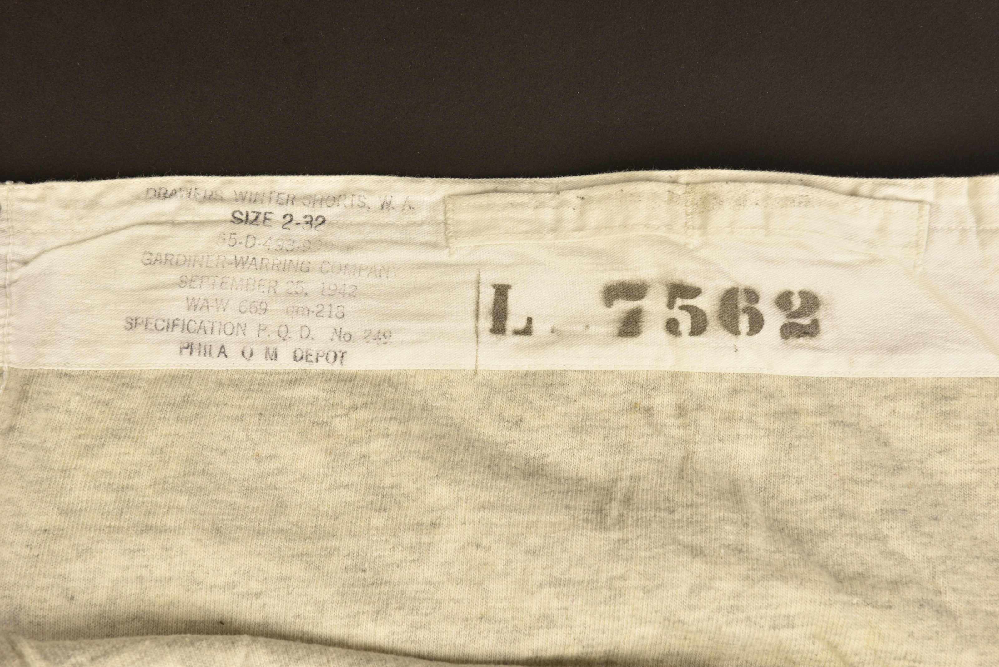 Caleçon court. Drawers winter short. | Aiolfi G.b.r.