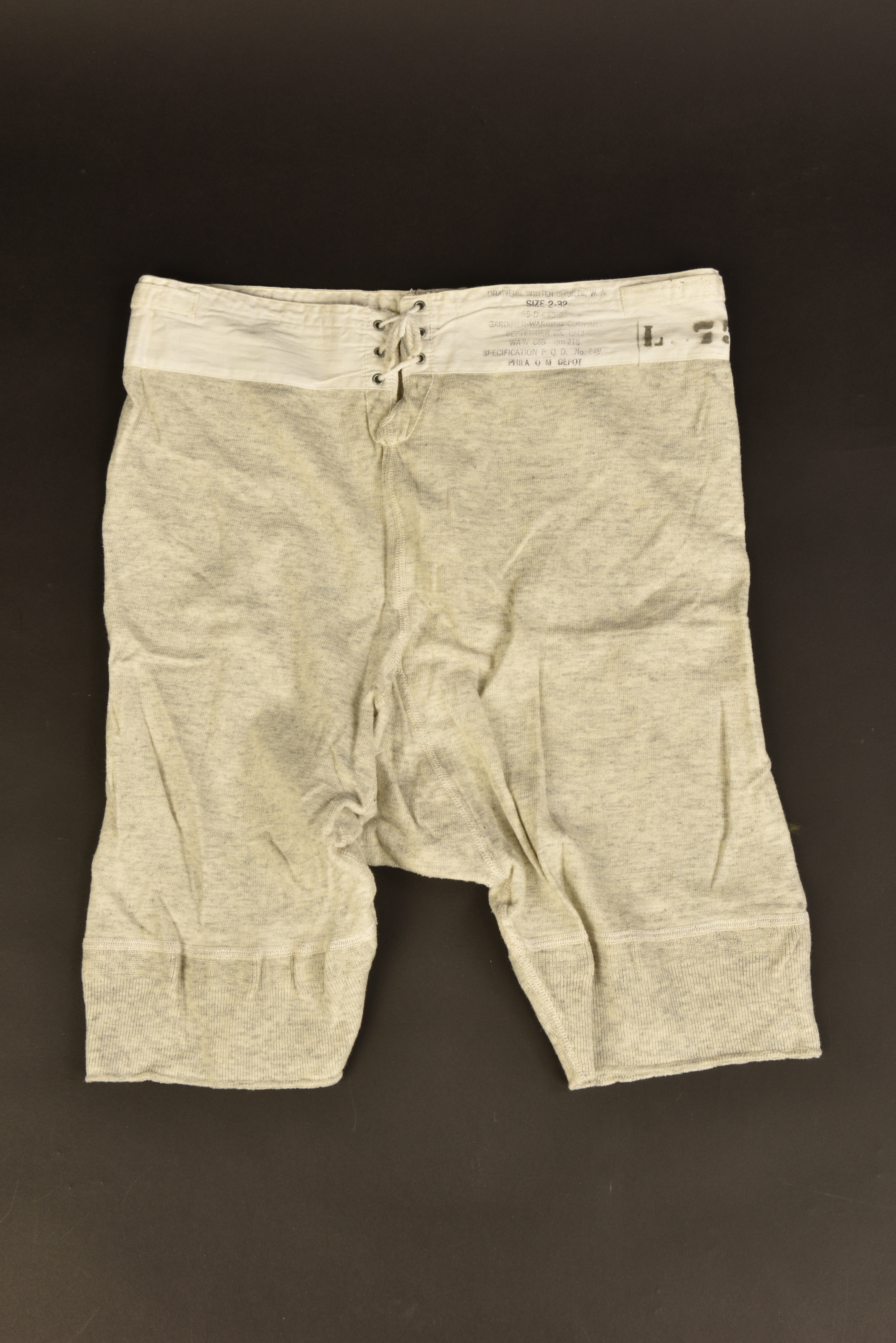 Caleçon court. Drawers winter short. | Aiolfi G.b.r.