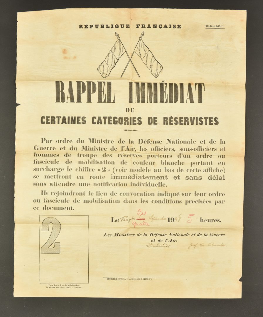 Affiche Rappel Immédiat. | Aiolfi G.b.r.